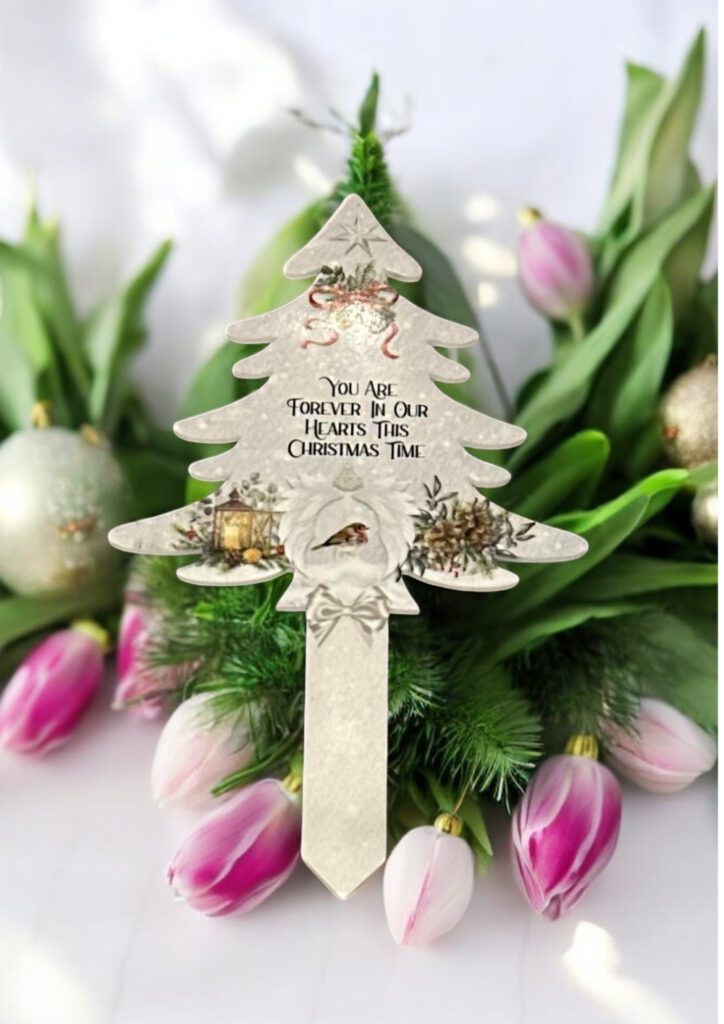Christmas tree grave marker – Yellow Tree Crafts